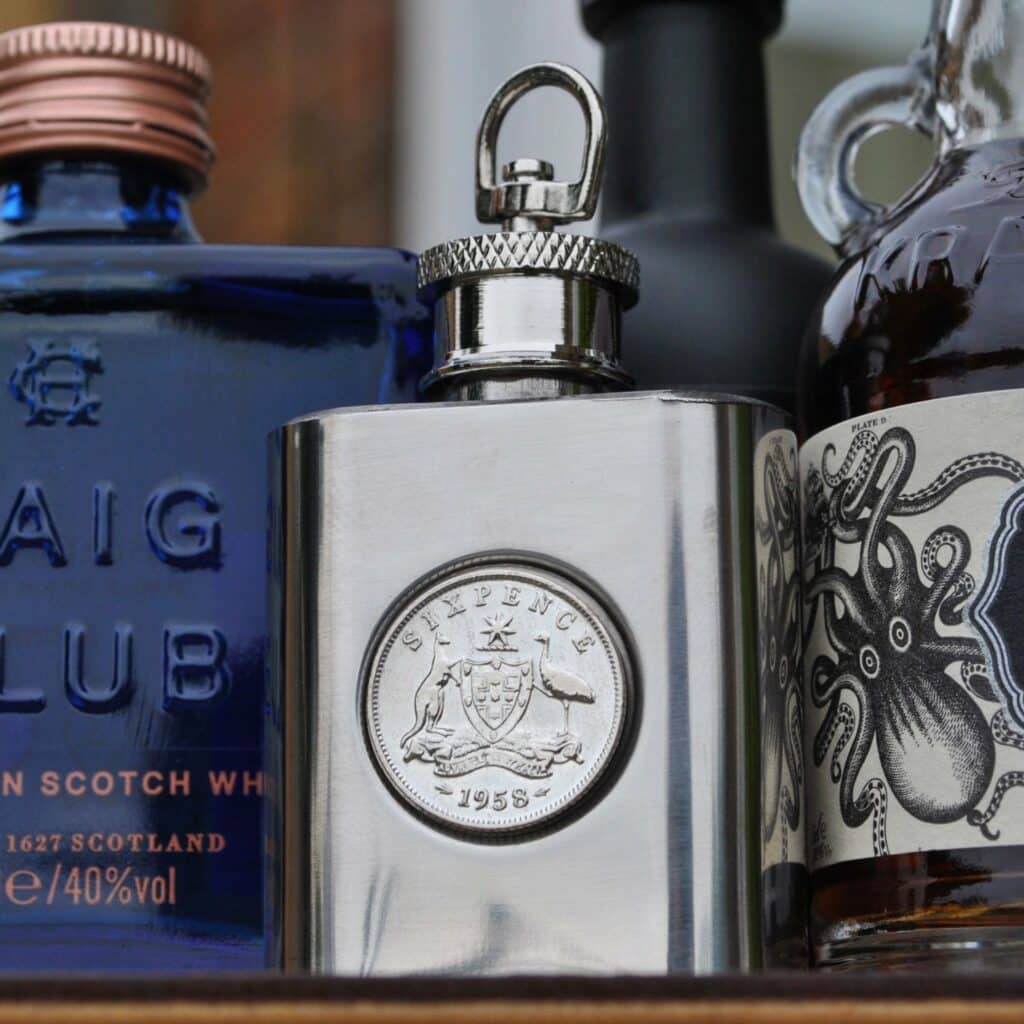 Hip Flasks - Heads & Tails Jewellery