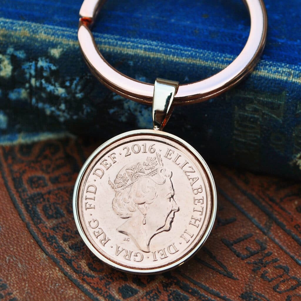 King Charles III 50p - First Coin with Kings Portrait - Keyring