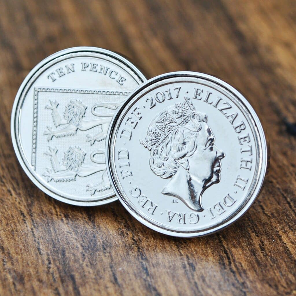 Ten Pence - Heads and Tails Jewellery