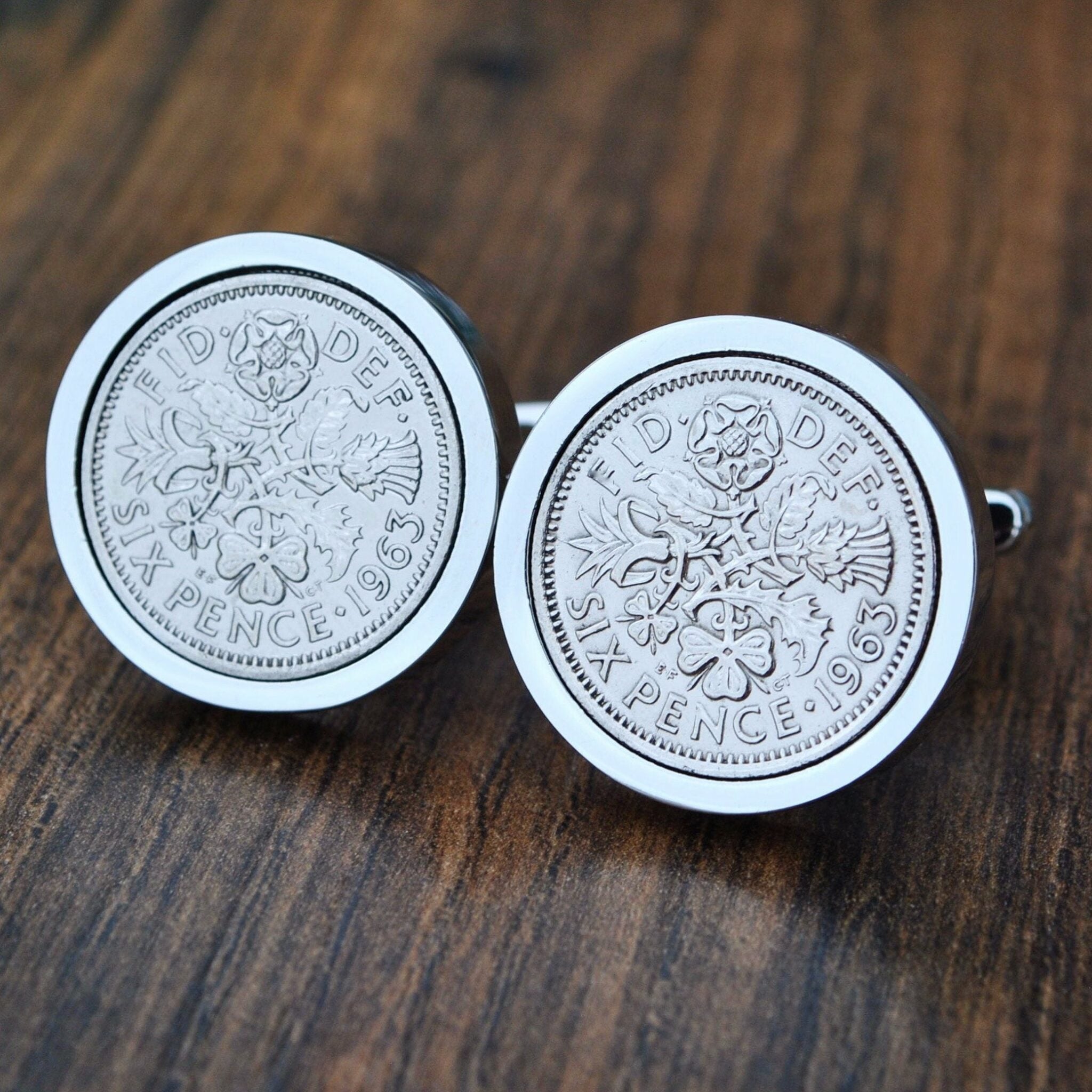 Coin Cufflinks: Personalised & Handmade Gifts - Heads & Tails