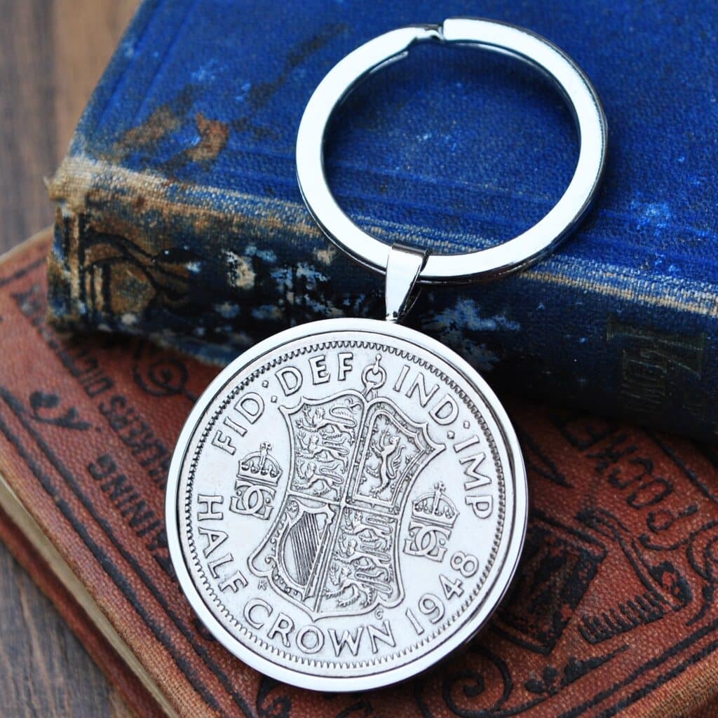 Florida State Quarter Coin Keyring