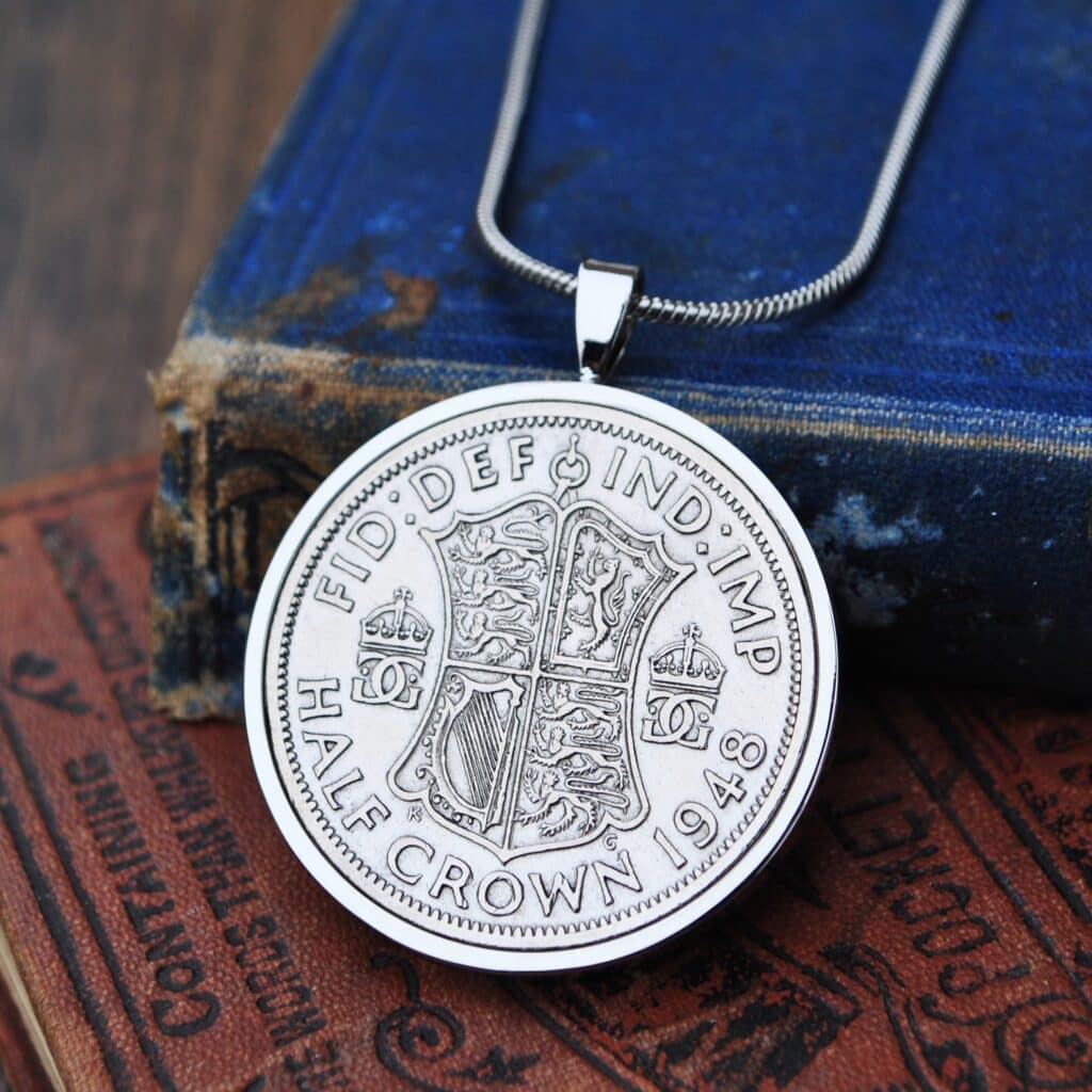 1948 Sixpence Coin Tie Pin, 78th Birthday Gift- Gold Plated