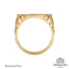 9ct Solid Gold Sovereign Ring- Half Sovereign - Mens and Womens