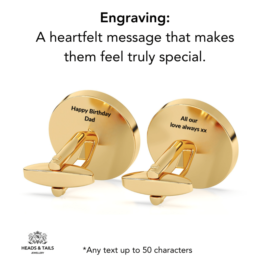 Gold Watch Cufflinks