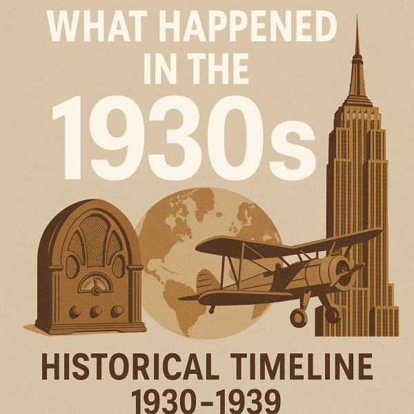 What Happened in the 1930s: Key Events & Fun Facts